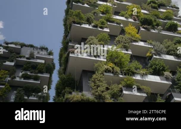 Milan, Italy - Mai 2017: Bosco Verticale or Vertical Forest is the Best ...