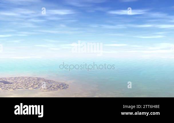 Stranger planet. Rocks and lake. Animation. 4K Stock Video Footage - Alamy