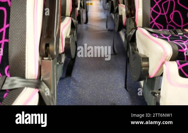 Coach seat For passengers Stock Video Footage - Alamy