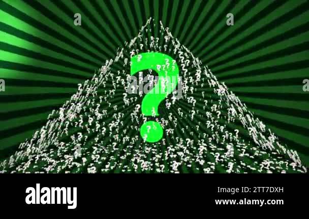 Pyramid of Question marks Stock Video Footage - Alamy