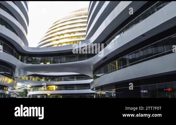 Galaxy soho building from outside Stock Videos & Footage - HD and 4K ...