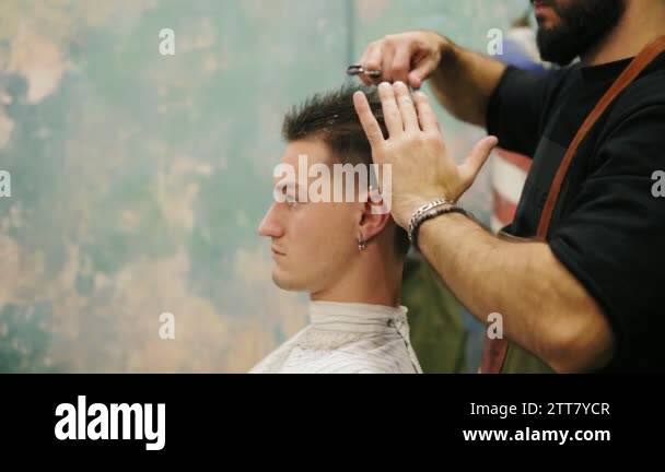 Retro barber shop in Stock Videos & Footage - HD and 4K Video Clips - Alamy