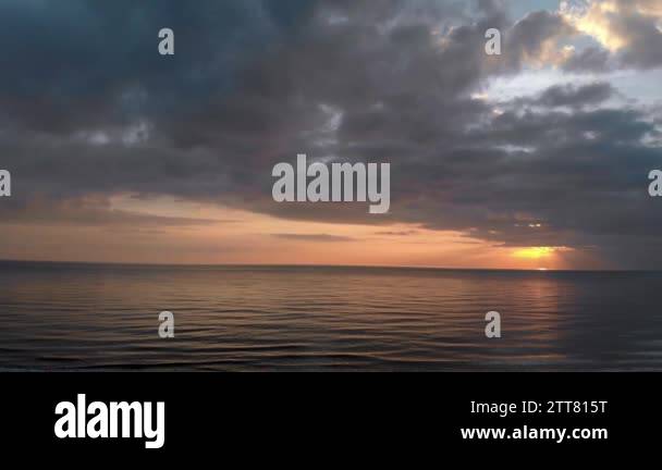 Dark sunset above ocean surface Stock Videos & Footage - HD and 4K ...