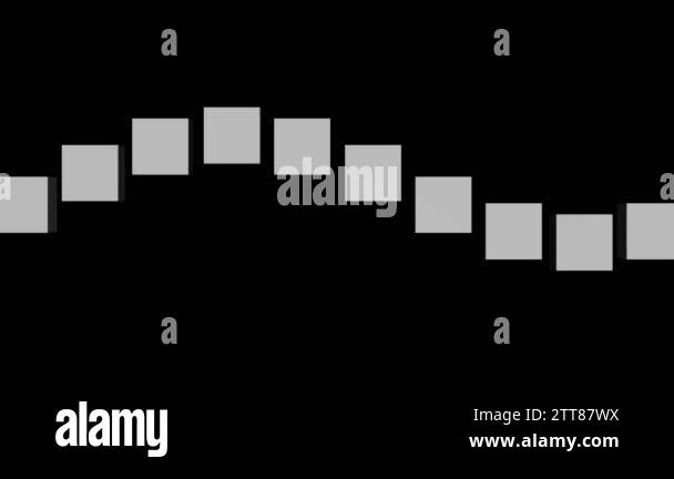 Looping seamless black and white data code motion graphic backgrounds ...