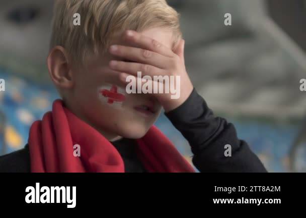 Young english fan crying after match loss, football championship ...