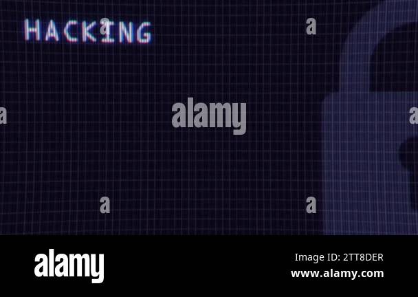 Hacking Anonymous Programming Code Running On A Computer Screen Terminal Stock Video Footage Alamy