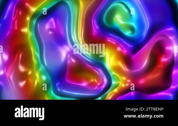 Color Flow 1 // 4k Multicolor Organic Psychedelic Video Background Loop ...