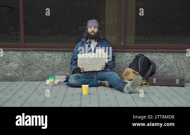 Begging homeless unemployed man Stock Videos & Footage - HD and 4K ...