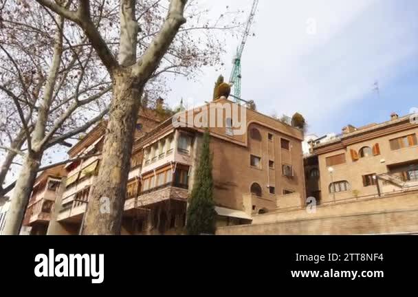 Alley de la Bomba in Granada. Granada is city in autonomous community ...