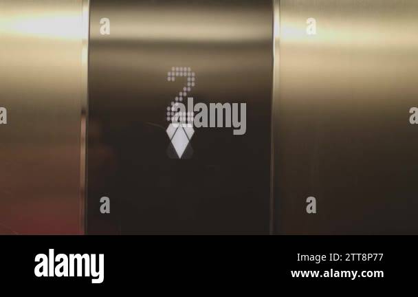 Elevator Button Pushing Up Stock Video Footage - Alamy