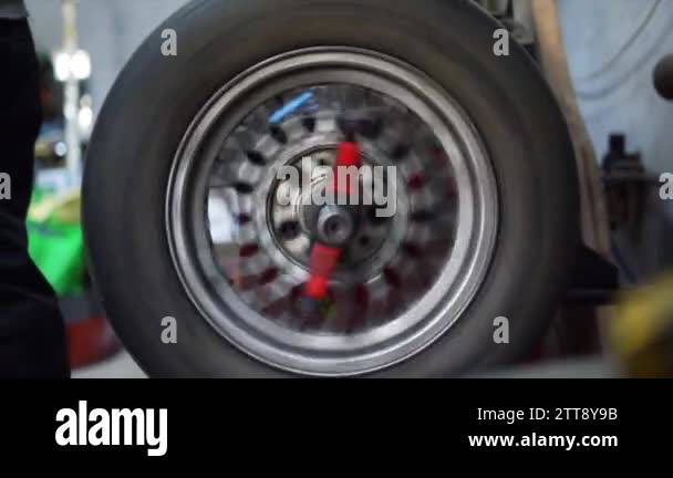 Balancing wheels in service Stock Videos & Footage - HD and 4K Video ...