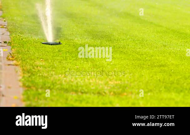 Soccer or football field irrigation system of automatic watering grass ...
