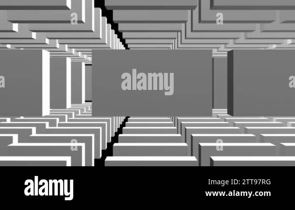 Looping seamless black and white data code motion graphic backgrounds ...