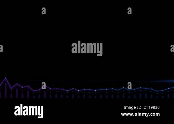 Animated audio spectrum waveform Stock Video Footage - Alamy