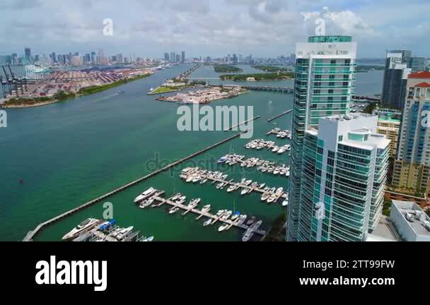 Miami beach bay marina Stock Videos & Footage - HD and 4K Video Clips ...