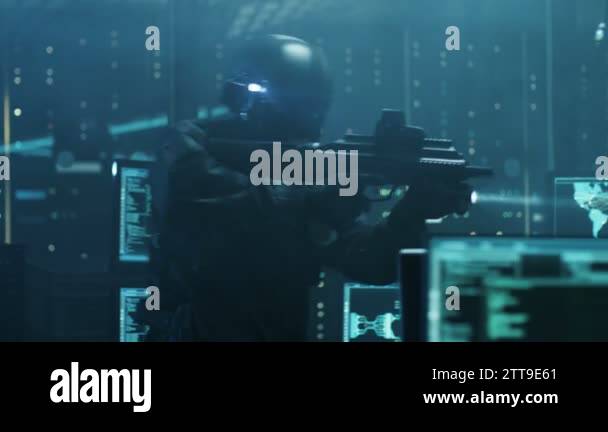 Fully Armed Special Cybersecurity Forces Soldier Arrests Highly ...