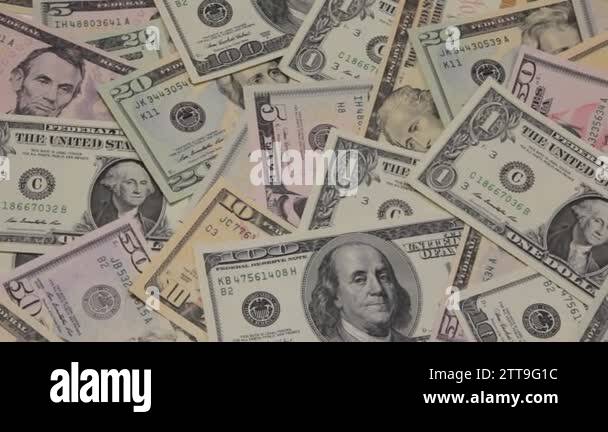US banknotes Stock Video Footage - Alamy