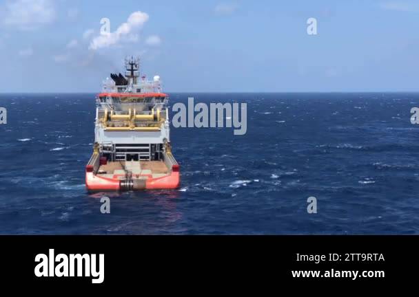 Offshore energy work boat Stock Videos & Footage - HD and 4K Video ...
