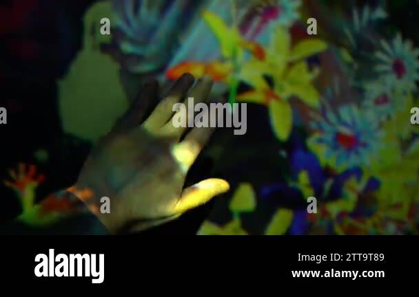 HELSINKI, FINLAND - JAN 06, 2019: "Massless" Exhibition - immersive ...