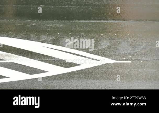 Road white strips Stock Videos & Footage - HD and 4K Video Clips - Alamy