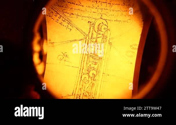 Leonardo da Vinci engineering Stock Video Footage - Alamy