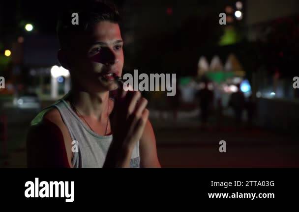 Man vaping in street Stock Videos & Footage - HD and 4K Video Clips - Alamy
