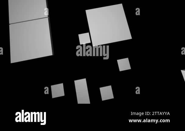 Looping seamless black and white data code motion graphic backgrounds ...