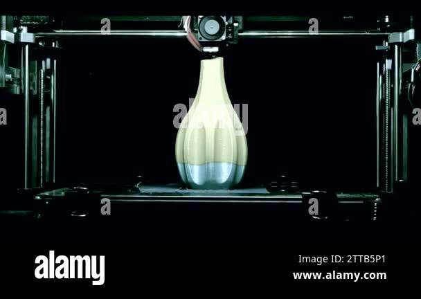 Objects printed by 3d printer. Fused deposition modeling FDM Stock ...