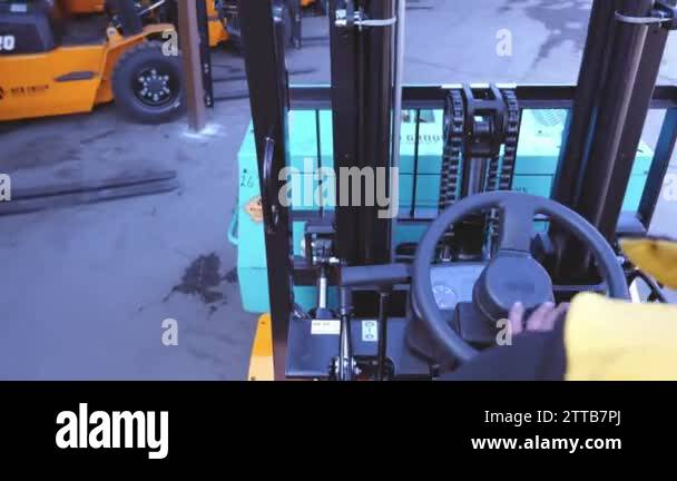 Man drives fork lift Stock Videos & Footage - HD and 4K Video Clips - Alamy