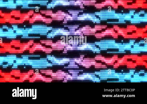 Abstract Electronics Pixels Sliding Background Loop/ 4k animation of an ...