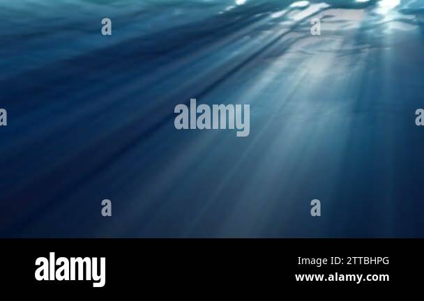 High quality Looping animation of ocean waves from realistic underwater ...