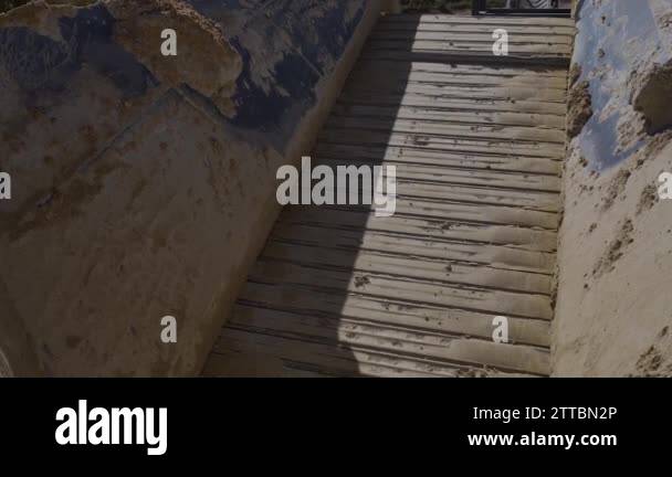 Processing of sand and ground. Machines working and conveyor line ...