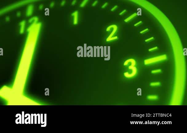 Numerical Clock Time Lapse Background Loop/ 4k animation of a black and ...