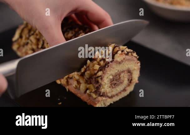Sponge roulade Stock Videos & Footage - HD and 4K Video Clips - Alamy