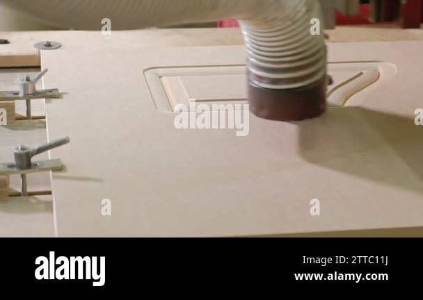 work of the milling machine, prepares wooden blanks for the door, the ...