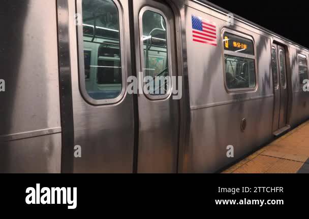 NEW YORK CITY - circa 2017: The NYC Subway is one of the oldest and ...
