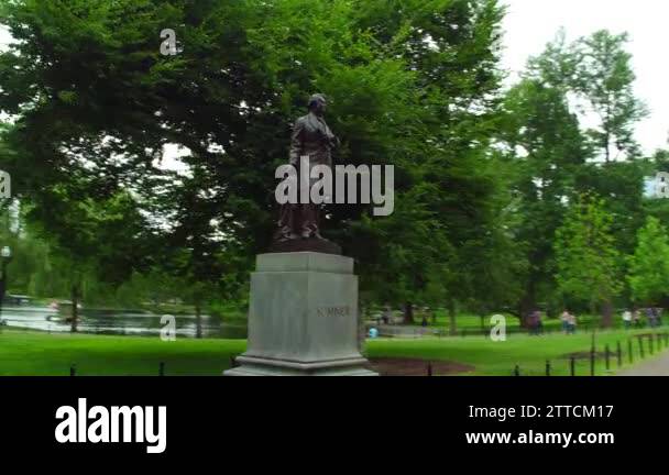 Boston common park statue Stock Videos & Footage - HD and 4K Video ...
