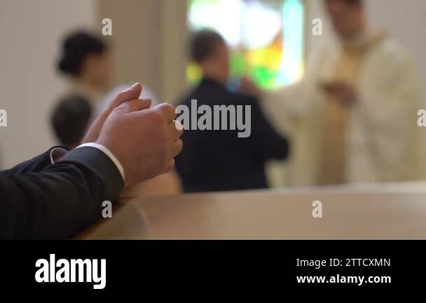 Religious man kneeling pew Stock Videos & Footage - HD and 4K Video ...