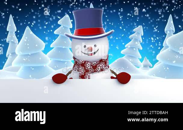 Snowman smiling face cartoon Stock Videos & Footage - HD and 4K Video ...
