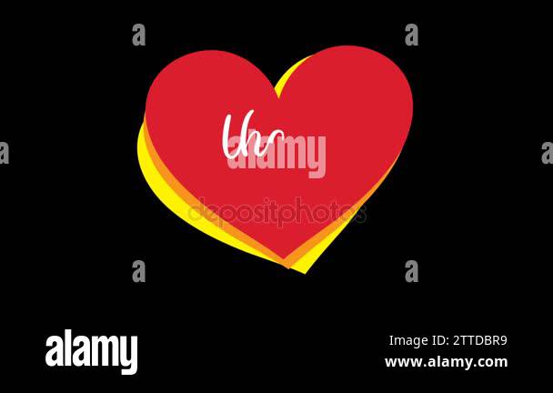 Written Thank you vintage text with red heart isolated on alpha channel ...