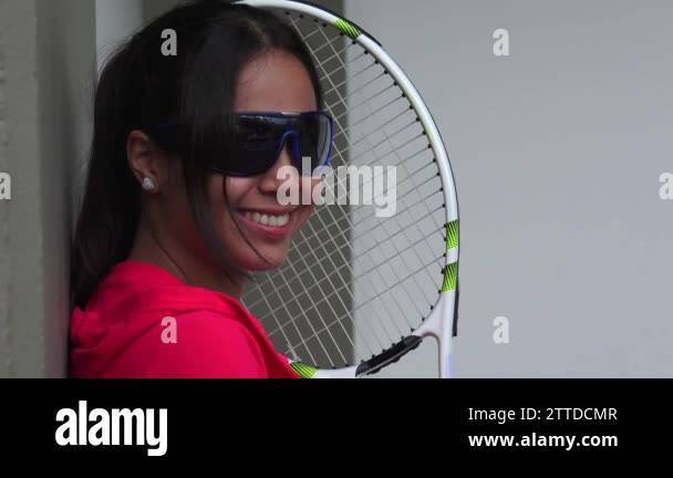Female tennis player smiling tennis player Stock Videos & Footage - HD and 4K Video Clips - Alamy