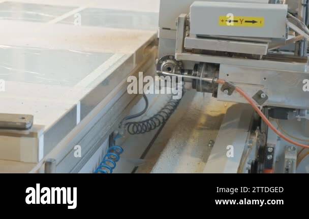 work of the milling machine, prepares wooden blanks for the door, the ...