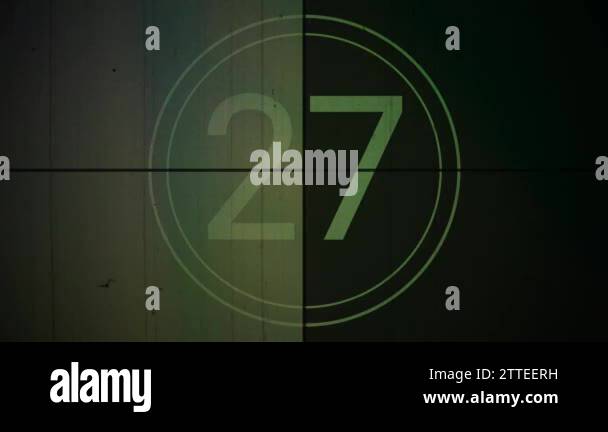 Film vintage countdown from 30 to 1. Movie film strip with countdown ...