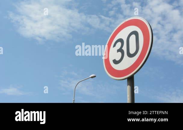 Speed limit 30 signs Stock Videos & Footage - HD and 4K Video Clips - Alamy
