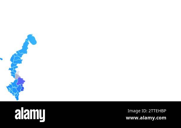 Russia Map Intro By Regions/ 4k animated russia map intro background ...