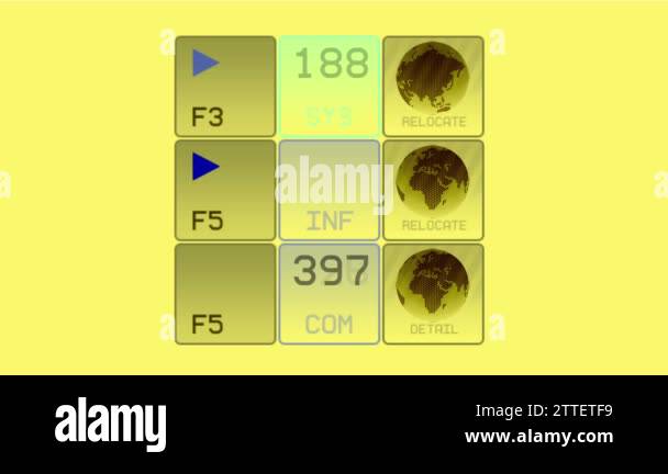 4k Global GPS data detect earth map military Radar GPS navigation ...