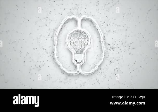 Human brain creating a new idea Stock Video Footage - Alamy