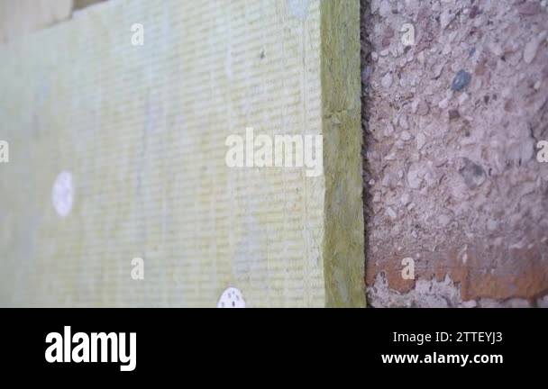 Warming of the apartment house.External repair work on the building ...