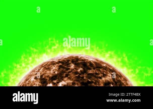 Sun surface with solar flares. Abstract scientific background. sun on ...