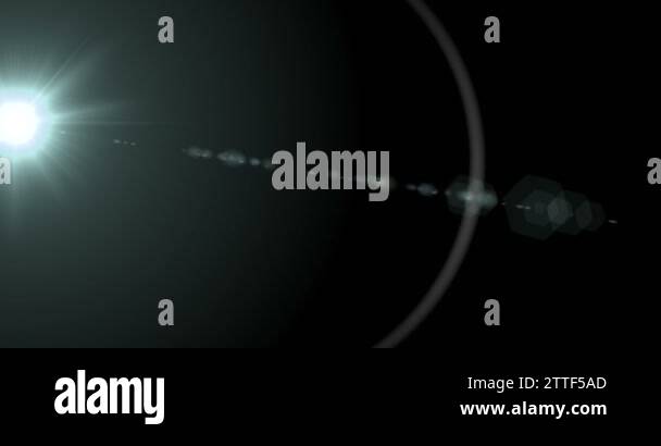 white horizontal color bright lens flare flashes leak light effect for ...